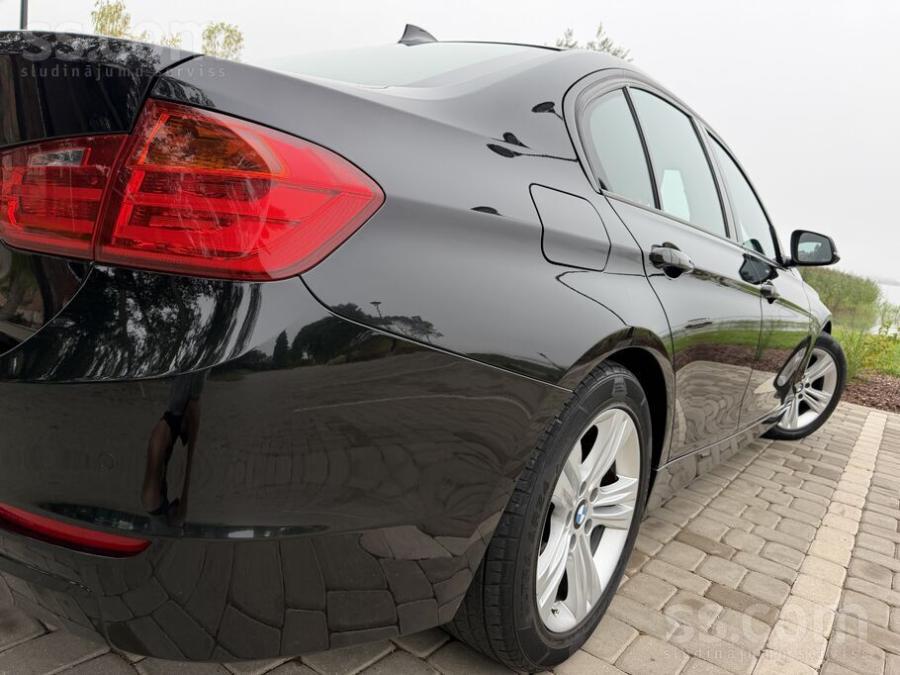 Black BMW 320 2013 in Ludza, with an engine capacity of 2.00 L and mileage of 0 thousand km for 9500 €, photo 12 on AUTOMOTO.COM.LV