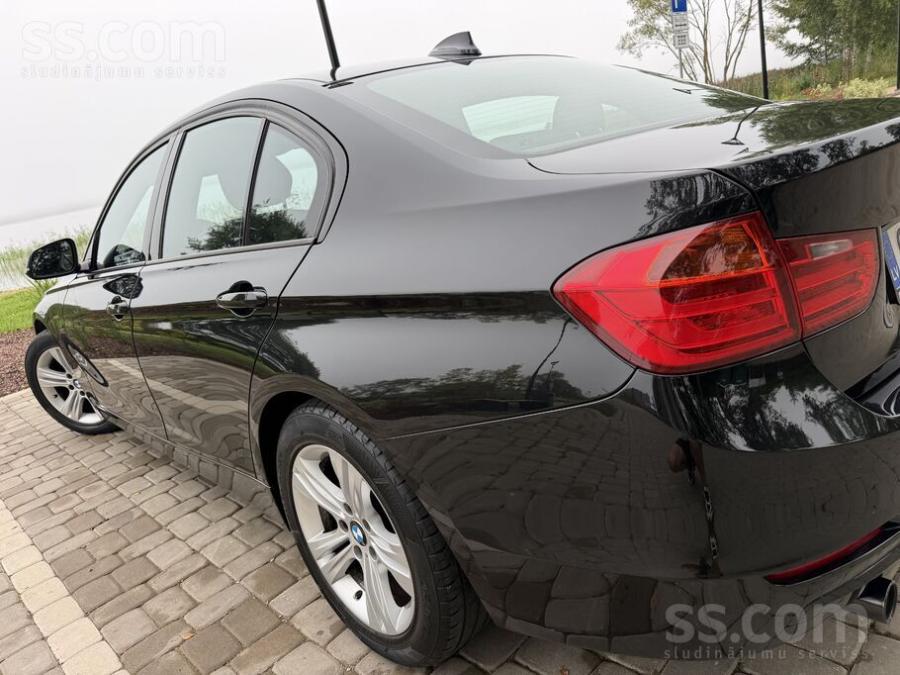 Black BMW 320 2013 in Ludza, with an engine capacity of 2.00 L and mileage of 0 thousand km for 9500 €, photo 14 on AUTOMOTO.COM.LV