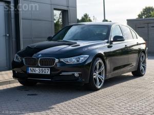 Black BMW 320 2013 in Kuldiga, with an engine capacity of 2.00 L and mileage of 317 thousand km for 9800 €, photo 1 on AUTOMOTO.COM.LV