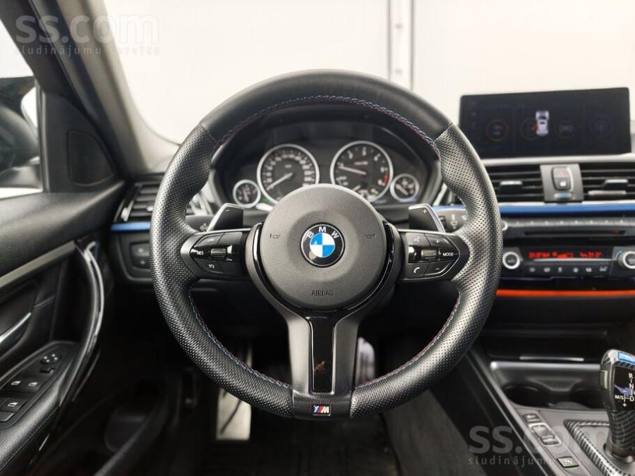 Black BMW 320 2013 in Riga, with an engine capacity of 2.00 L and mileage of 127 thousand km for 13950 €, photo 9 on AUTOMOTO.COM.LV
