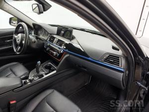 Black BMW 320 2013 in Riga, with an engine capacity of 2.00 L and mileage of 127 thousand km for 13950 €, photo 16 on AUTOMOTO.COM.LV