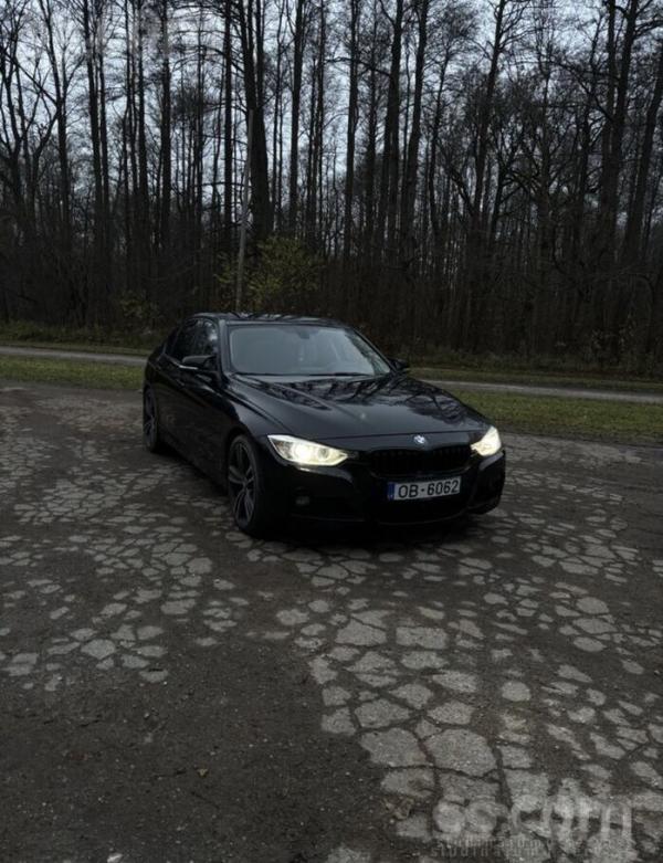 Black BMW 320 2014 in Liepaja, with an engine capacity of 2.00 L and mileage of 227 thousand km for 9000 €, photo 1 on AUTOMOTO.COM.LV