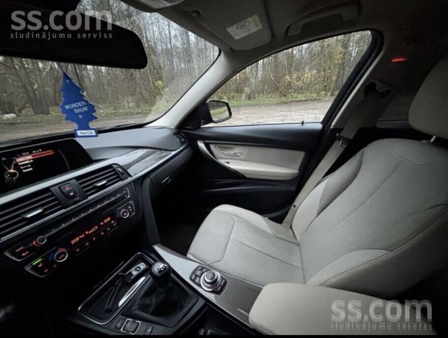 Black BMW 320 2014 in Liepaja, with an engine capacity of 2.00 L and mileage of 227 thousand km for 9000 €, photo 6 on AUTOMOTO.COM.LV