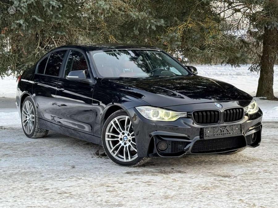 Black BMW 320 2014 in Jelgava, with an engine capacity of 2.00 L and mileage of 243 thousand km for 10800 €, photo 6 on AUTOMOTO.COM.LV