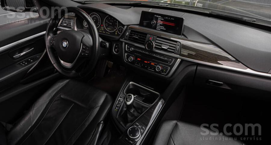 Black BMW 320 2014 in Jelgava, with an engine capacity of 2.00 L and mileage of 280 thousand km for 9900 €, photo 5 on AUTOMOTO.COM.LV