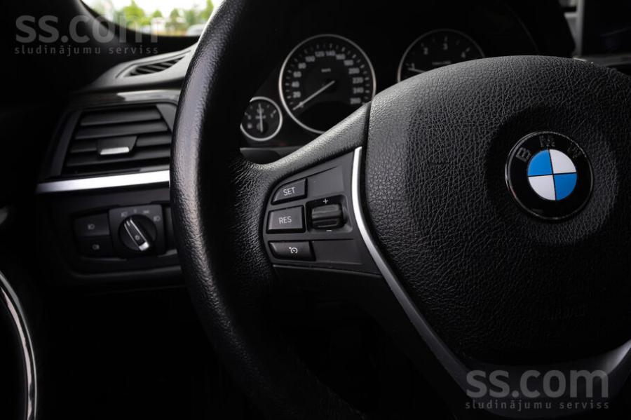 Black BMW 320 2014 in Jelgava, with an engine capacity of 2.00 L and mileage of 280 thousand km for 9900 €, photo 18 on AUTOMOTO.COM.LV