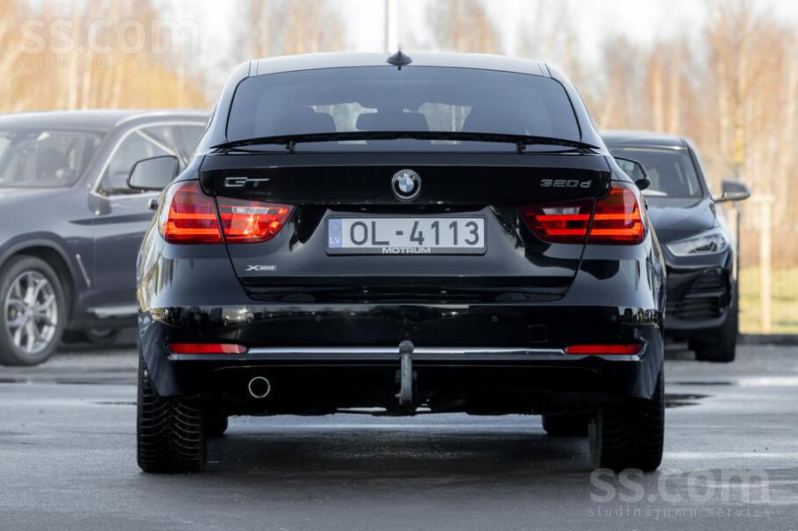 Black BMW 320 2014 in Jelgava, with an engine capacity of 2.00 L and mileage of 244 thousand km for 9800 €, photo 6 on AUTOMOTO.COM.LV