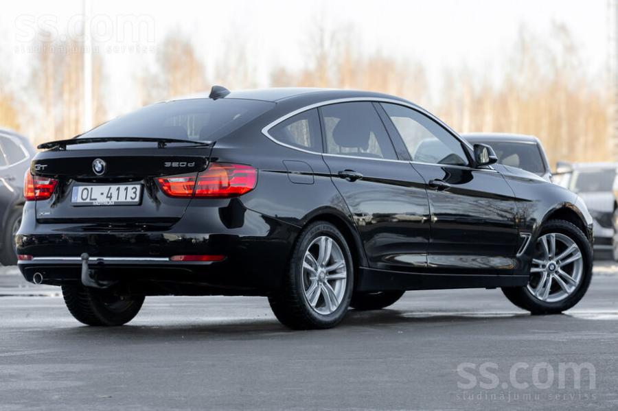 Black BMW 320 2014 in Jelgava, with an engine capacity of 2.00 L and mileage of 244 thousand km for 9800 €, photo 8 on AUTOMOTO.COM.LV