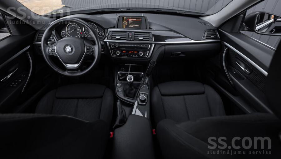 Black BMW 320 2014 in Jelgava, with an engine capacity of 2.00 L and mileage of 244 thousand km for 9800 €, photo 11 on AUTOMOTO.COM.LV