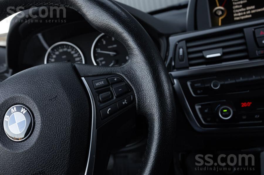 Black BMW 320 2014 in Jelgava, with an engine capacity of 2.00 L and mileage of 244 thousand km for 9800 €, photo 25 on AUTOMOTO.COM.LV