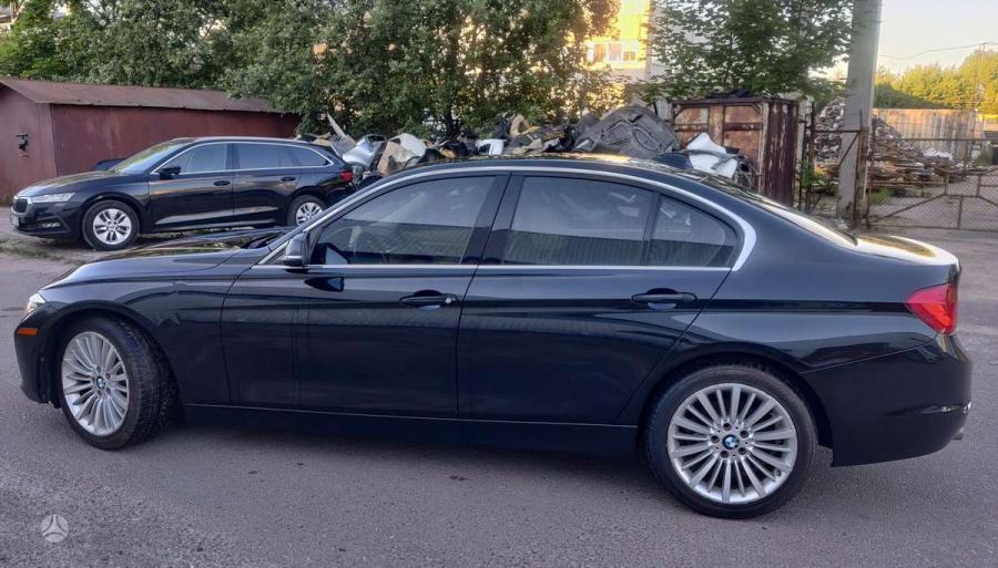 Black BMW 320 2014 in Vilnius, with an engine capacity of 2.00 L and mileage of 157 thousand km for 6000 €, photo 4 on AUTOMOTO.COM.LV