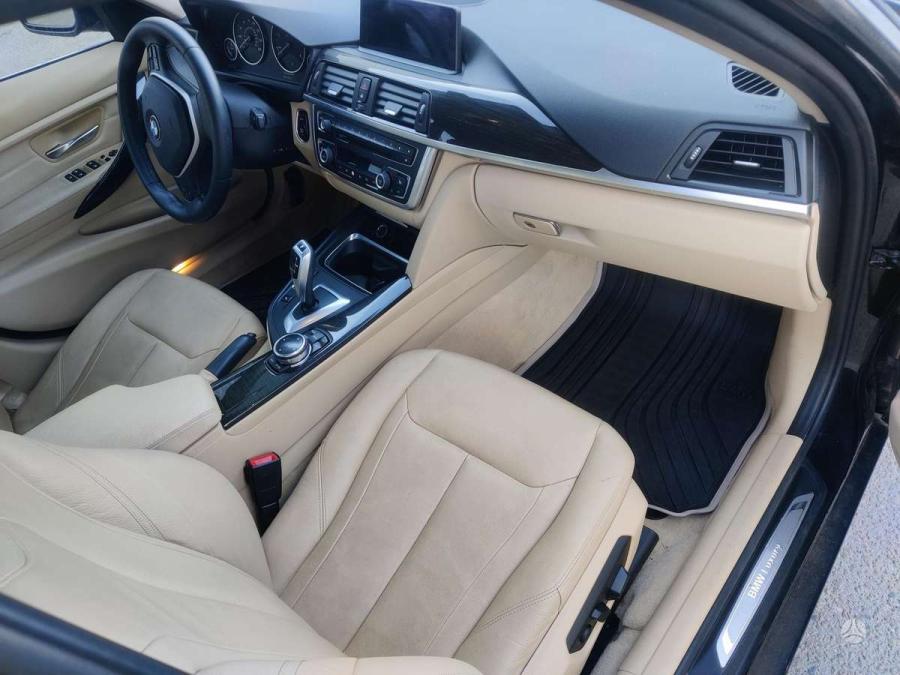 Black BMW 320 2014 in Vilnius, with an engine capacity of 2.00 L and mileage of 157 thousand km for 6000 €, photo 13 on AUTOMOTO.COM.LV