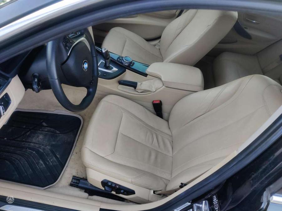 Black BMW 320 2014 in Vilnius, with an engine capacity of 2.00 L and mileage of 157 thousand km for 6000 €, photo 17 on AUTOMOTO.COM.LV