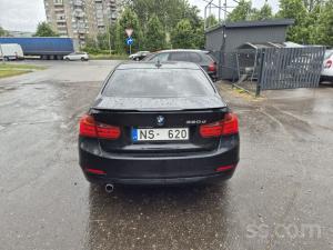 Black BMW 320 2014 in Riga, with an engine capacity of 2.00 L and mileage of 433 thousand km for 5890 €, photo 8 on AUTOMOTO.COM.LV