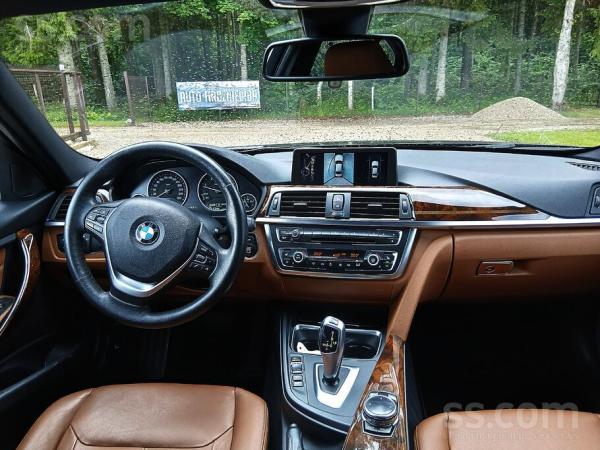Black BMW 320 2014 in Tukums, with an engine capacity of 2.00 L and mileage of 259 thousand km for 12850 €, photo 7 on AUTOMOTO.COM.LV