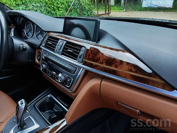 Black BMW 320 2014 in Tukums, with an engine capacity of 2.00 L and mileage of 259 thousand km for 12850 €, photo 9 on AUTOMOTO.COM.LV