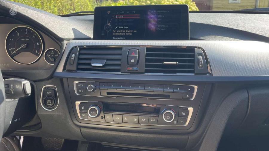 Black BMW 320 2014 in Birzai, with an engine capacity of 2.00 L and mileage of 295 thousand km for 10650 €, photo 12 on AUTOMOTO.COM.LV