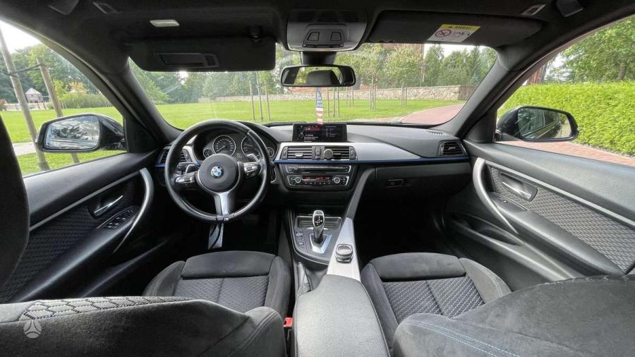 Black BMW 320 2014 in Birzai, with an engine capacity of 2.00 L and mileage of 295 thousand km for 10650 €, photo 18 on AUTOMOTO.COM.LV