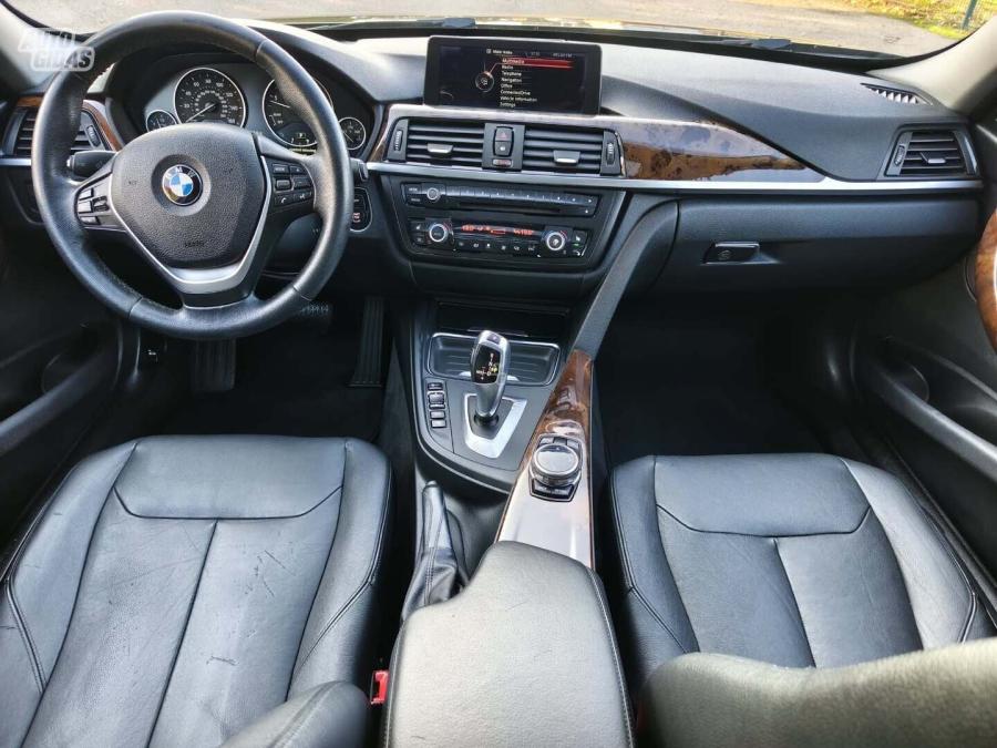 Black BMW 320 2014 in Siauliai, with an engine capacity of 2.00 L and mileage of 215 thousand km for 9300 €, photo 10 on AUTOMOTO.COM.LV
