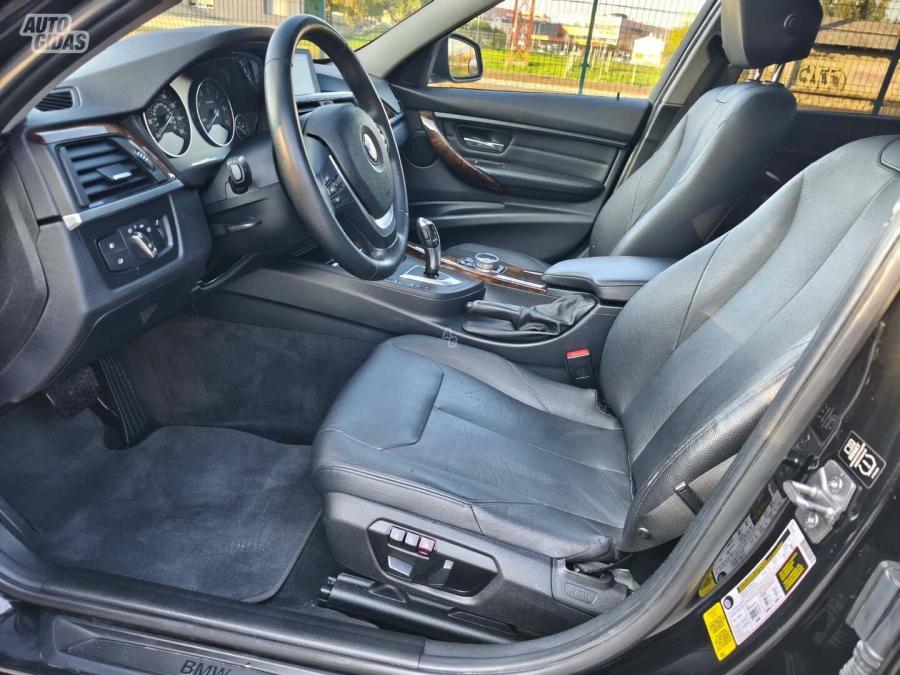 Black BMW 320 2014 in Siauliai, with an engine capacity of 2.00 L and mileage of 215 thousand km for 9300 €, photo 13 on AUTOMOTO.COM.LV