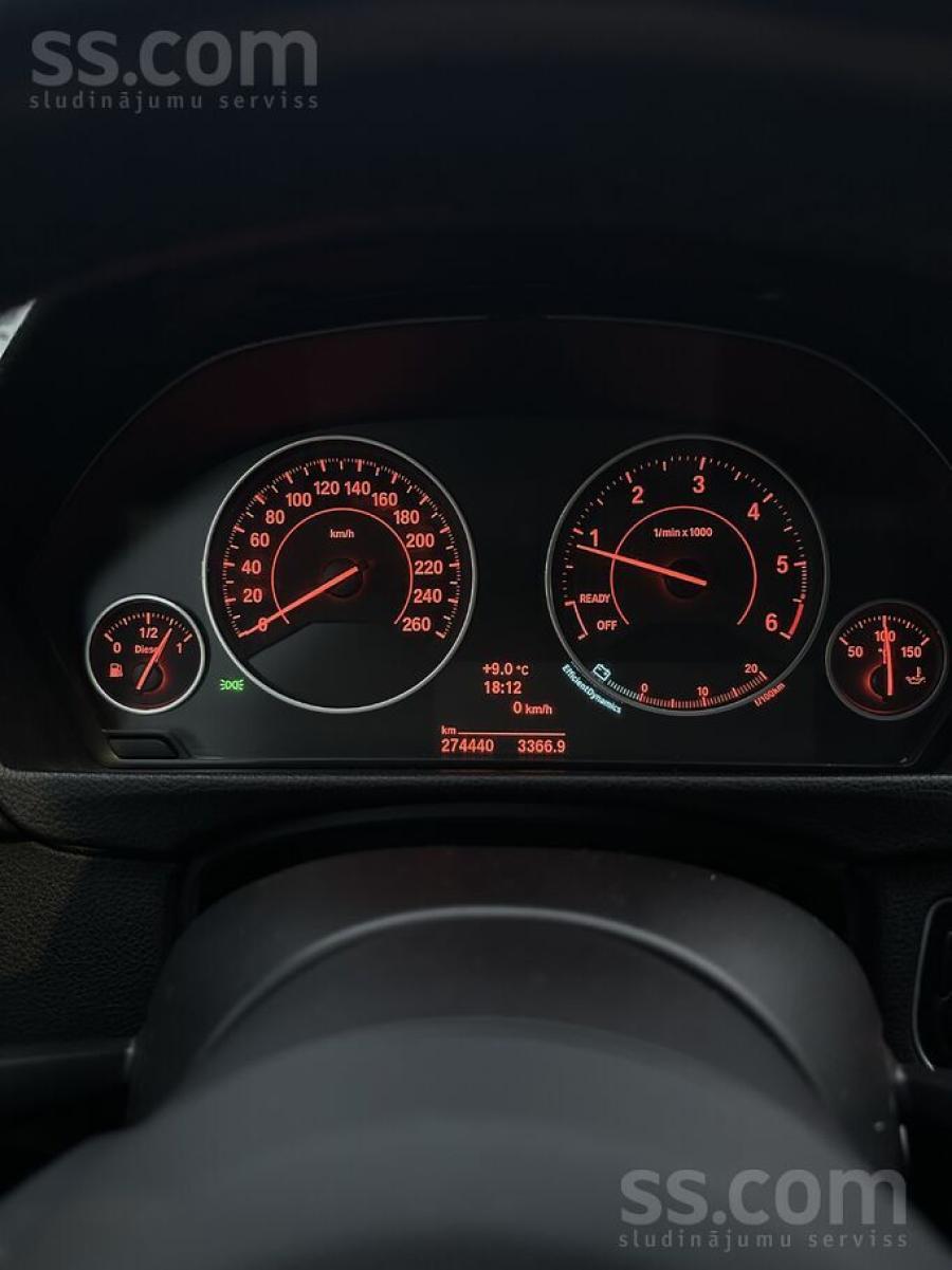 Melns BMW 320 2014 Rīga, ar dzinēja tilpumu 2.00 L un nobraukumu 274 tūkst. km par 11200 €, foto 9 vietnē AUTOMOTO.COM.LV