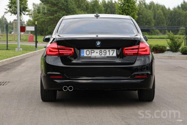 Black BMW 320 2015 in Jelgava, with an engine capacity of 2.00 L and mileage of 0 thousand km for 11750 €, photo 5 on AUTOMOTO.COM.LV