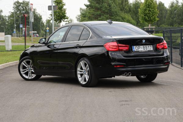 Black BMW 320 2015 in Jelgava, with an engine capacity of 2.00 L and mileage of 0 thousand km for 11750 €, photo 6 on AUTOMOTO.COM.LV