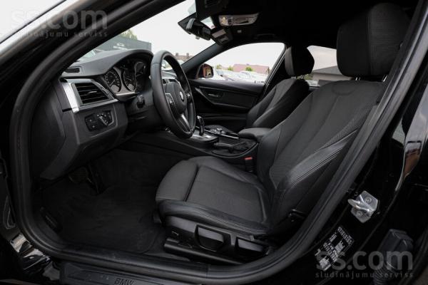 Black BMW 320 2015 in Jelgava, with an engine capacity of 2.00 L and mileage of 0 thousand km for 11750 €, photo 7 on AUTOMOTO.COM.LV