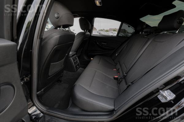 Black BMW 320 2015 in Jelgava, with an engine capacity of 2.00 L and mileage of 0 thousand km for 11750 €, photo 9 on AUTOMOTO.COM.LV