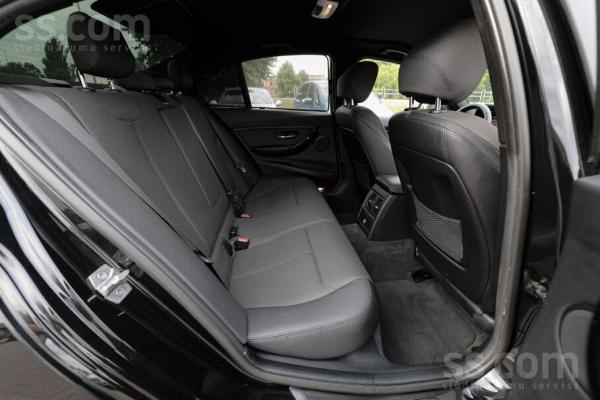 Black BMW 320 2015 in Jelgava, with an engine capacity of 2.00 L and mileage of 0 thousand km for 11750 €, photo 10 on AUTOMOTO.COM.LV