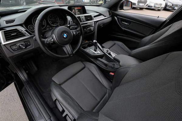 Black BMW 320 2015 in Jelgava, with an engine capacity of 2.00 L and mileage of 263 thousand km for 11750 €, photo 8 on AUTOMOTO.COM.LV