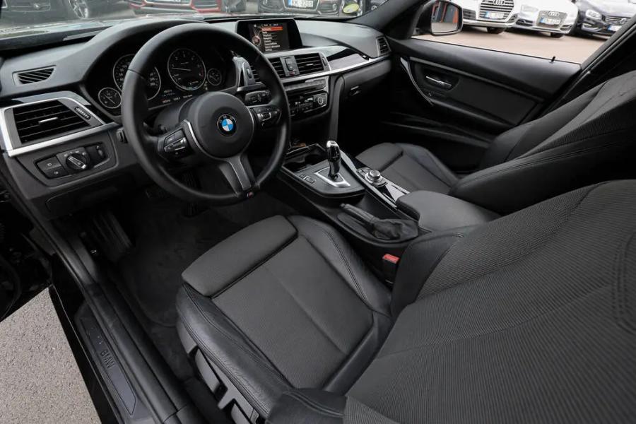Black BMW 320 2015 in Jelgava, with an engine capacity of 2.00 L and mileage of 263 thousand km for 11750 €, photo 9 on AUTOMOTO.COM.LV