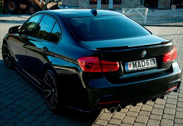 Black BMW 320 2015 in Kaunas, with an engine capacity of 2.00 L and mileage of 157 thousand km for 14900 €, photo 4 on AUTOMOTO.COM.LV