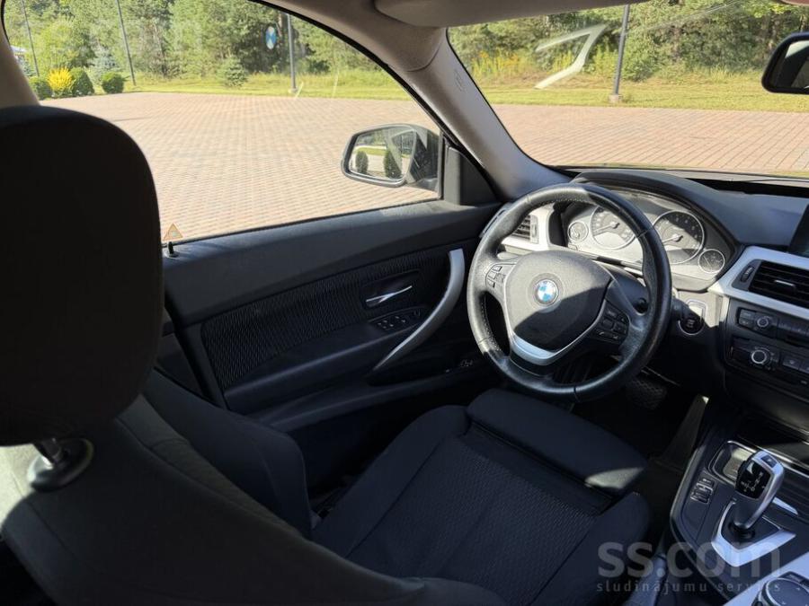 Black BMW 320 2015 in Riga, with an engine capacity of 2.00 L and mileage of 200 thousand km for 12000 €, photo 14 on AUTOMOTO.COM.LV