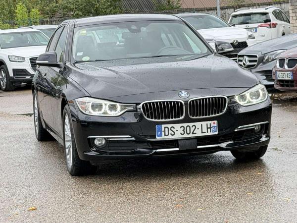 Black BMW 320 2015 in Vilnius, with an engine capacity of 2.00 L and mileage of 215 thousand km for 10990 €, photo 3 on AUTOMOTO.COM.LV