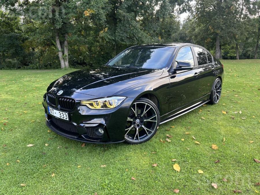 Black BMW 320 2015 in Riga, with an engine capacity of 2.00 L and mileage of 200 thousand km for 17500 €, photo 1 on AUTOMOTO.COM.LV