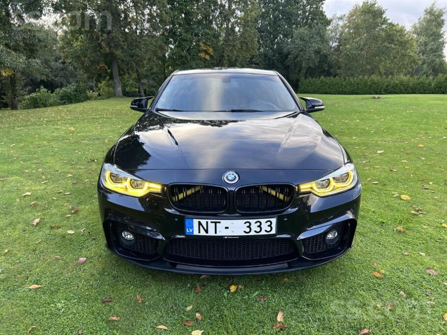 Black BMW 320 2015 in Riga, with an engine capacity of 2.00 L and mileage of 200 thousand km for 17500 €, photo 6 on AUTOMOTO.COM.LV