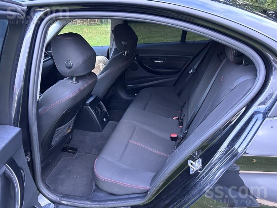 Black BMW 320 2015 in Riga, with an engine capacity of 2.00 L and mileage of 200 thousand km for 17500 €, photo 11 on AUTOMOTO.COM.LV