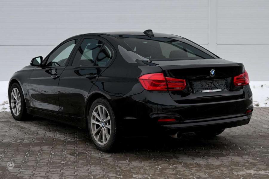 Black BMW 320 2016 in Kretinga, with an engine capacity of 2.00 L and mileage of 144 thousand km for 12499 €, photo 8 on AUTOMOTO.COM.LV