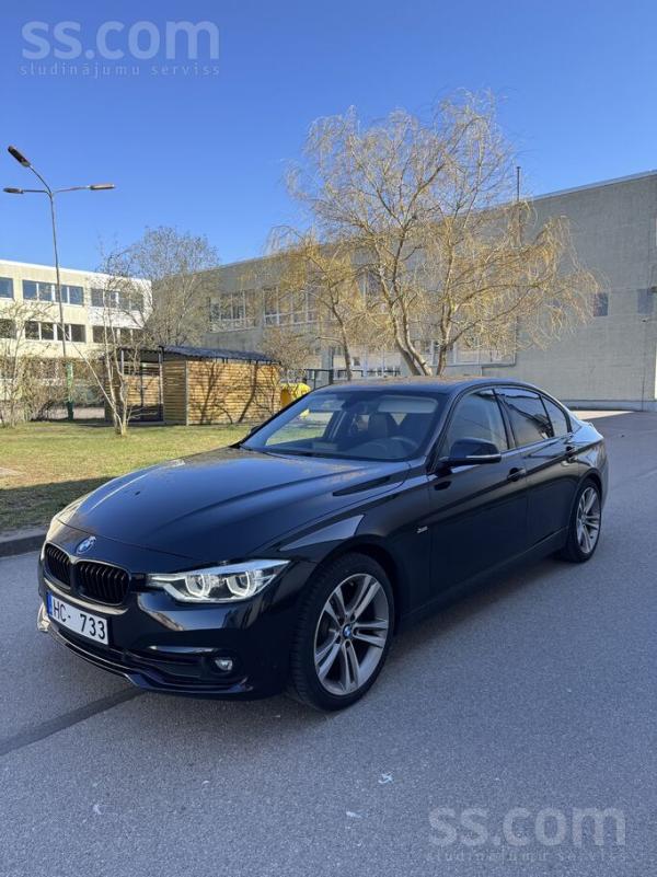 Black BMW 320 2016 in Liepaja, with an engine capacity of 2.00 L and mileage of 198 thousand km for 13850 €, photo 1 on AUTOMOTO.COM.LV
