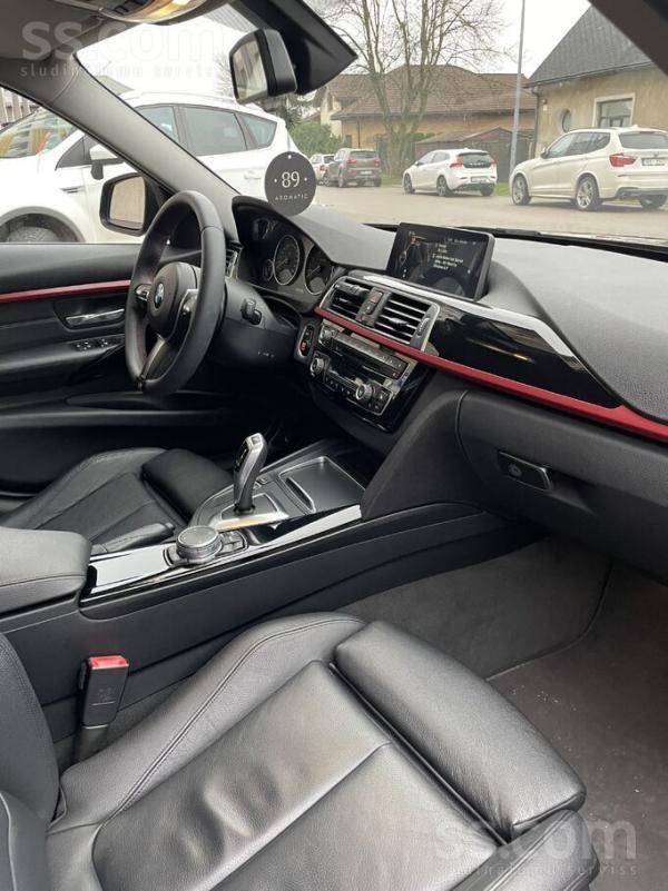 Black BMW 320 2016 in Liepaja, with an engine capacity of 2.00 L and mileage of 198 thousand km for 13850 €, photo 8 on AUTOMOTO.COM.LV