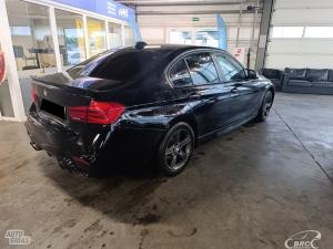 Black BMW 320 2016 in Avizieniai, with an engine capacity of 2.00 L and mileage of 215 thousand km for 11300 €, photo 6 on AUTOMOTO.COM.LV