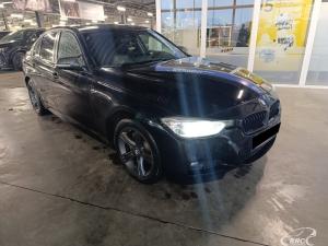 Black BMW 320 2016 in Avizieniai, with an engine capacity of 2.00 L and mileage of 215 thousand km for 11300 €, photo 8 on AUTOMOTO.COM.LV