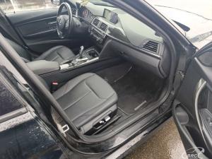 Black BMW 320 2016 in Avizieniai, with an engine capacity of 2.00 L and mileage of 215 thousand km for 11300 €, photo 12 on AUTOMOTO.COM.LV