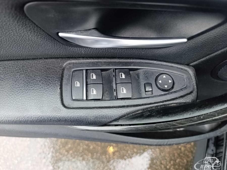 Black BMW 320 2016 in Avizieniai, with an engine capacity of 2.00 L and mileage of 215 thousand km for 11300 €, photo 15 on AUTOMOTO.COM.LV