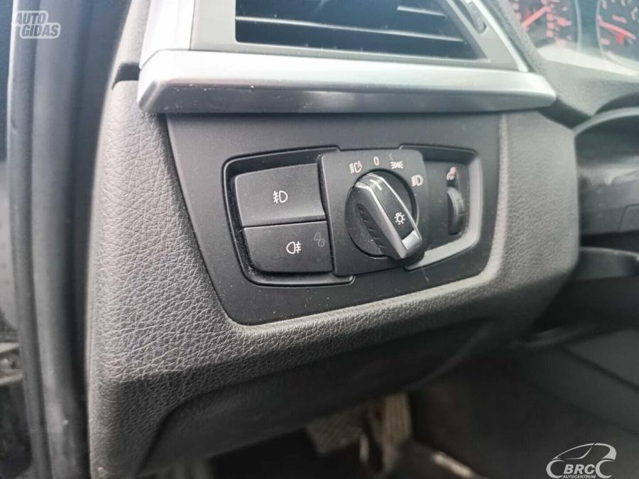 Black BMW 320 2016 in Avizieniai, with an engine capacity of 2.00 L and mileage of 215 thousand km for 11300 €, photo 23 on AUTOMOTO.COM.LV