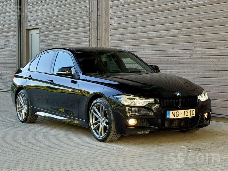Black BMW 320 2016 in Jelgava, with an engine capacity of 2.00 L and mileage of 197 thousand km for 16990 €, photo 1 on AUTOMOTO.COM.LV