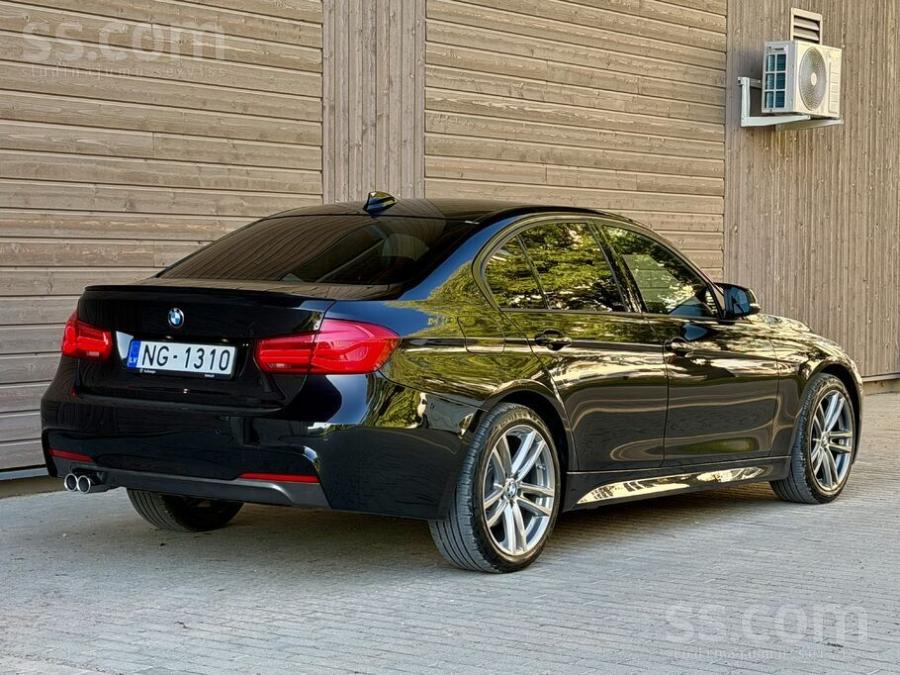 Black BMW 320 2016 in Jelgava, with an engine capacity of 2.00 L and mileage of 197 thousand km for 16990 €, photo 4 on AUTOMOTO.COM.LV