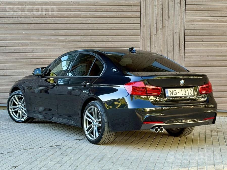 Black BMW 320 2016 in Jelgava, with an engine capacity of 2.00 L and mileage of 197 thousand km for 16990 €, photo 8 on AUTOMOTO.COM.LV