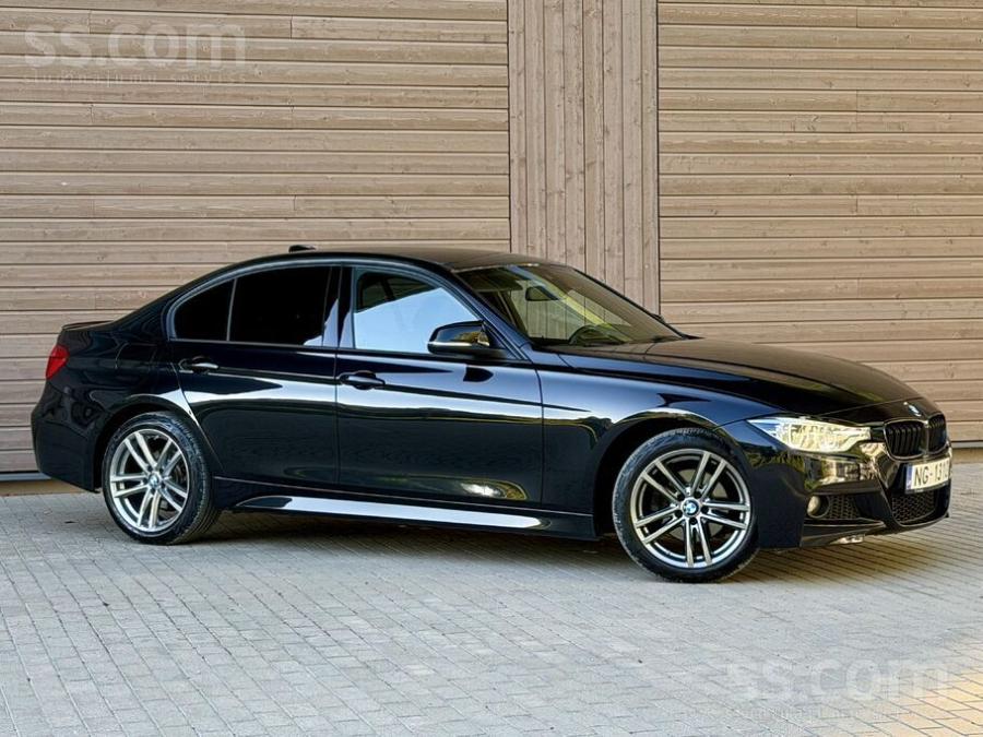 Black BMW 320 2016 in Jelgava, with an engine capacity of 2.00 L and mileage of 197 thousand km for 16990 €, photo 10 on AUTOMOTO.COM.LV